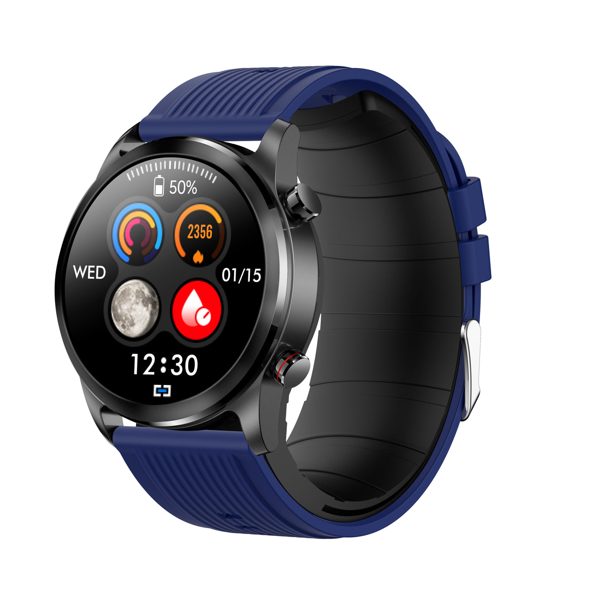 BP Doctor Pro 13 Circle Dial Wearable Blood Pressure Smartwatch Black ...