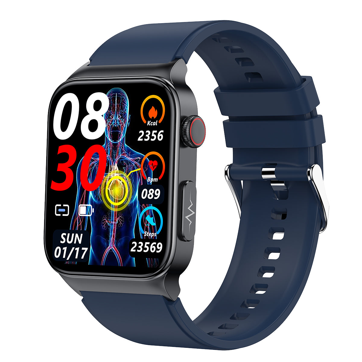 BP Doctor Non-invasive blood glucose ECG and PPG Smartwatch ECG 5 ...