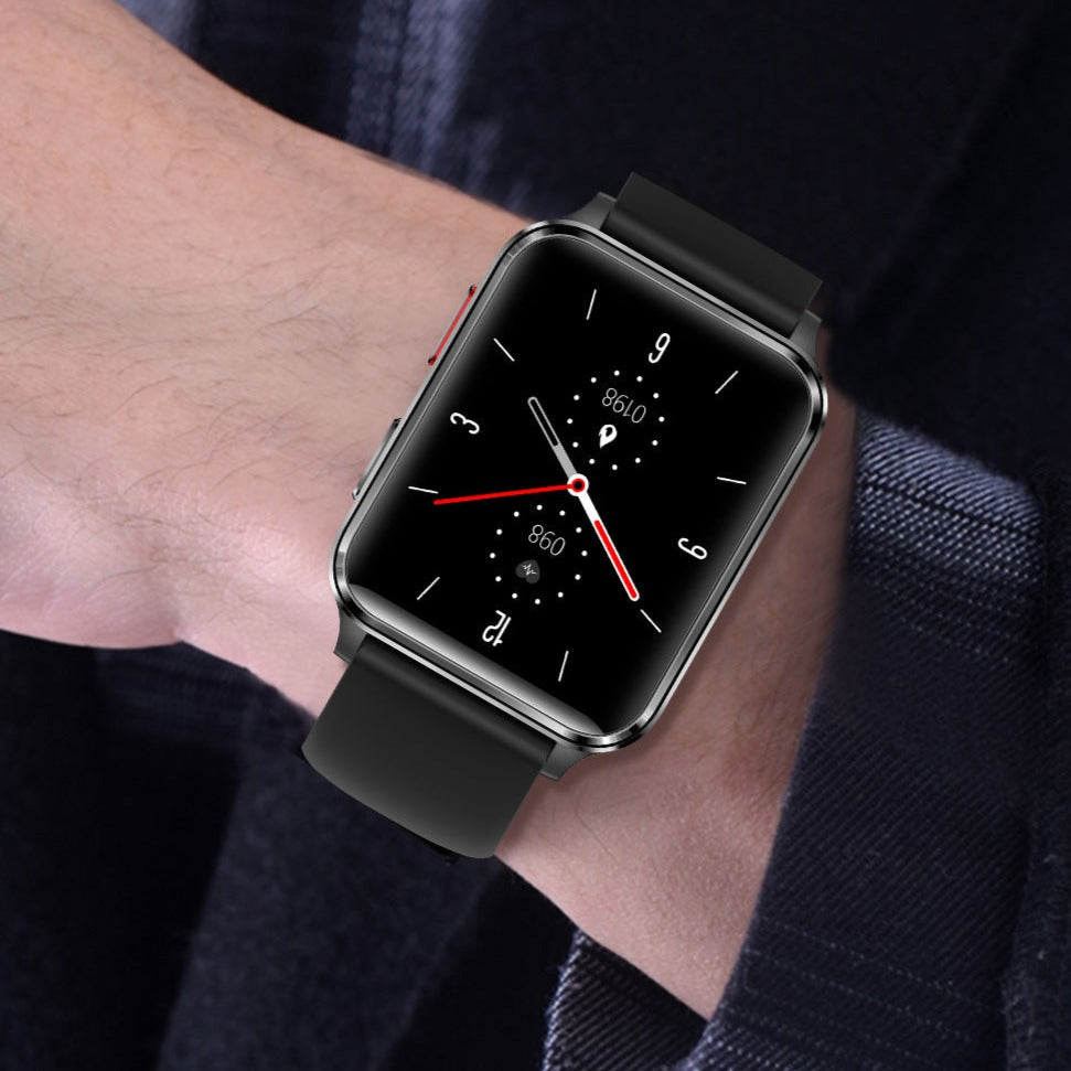 BP Doctor Med6 Rectangular Dial Wearable Blood Pressure Smartwatch ...