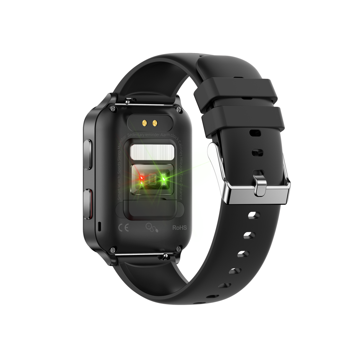 BP Doctor Med6 Wearable Blood Pressure Smartwatch With Black Leather B ...